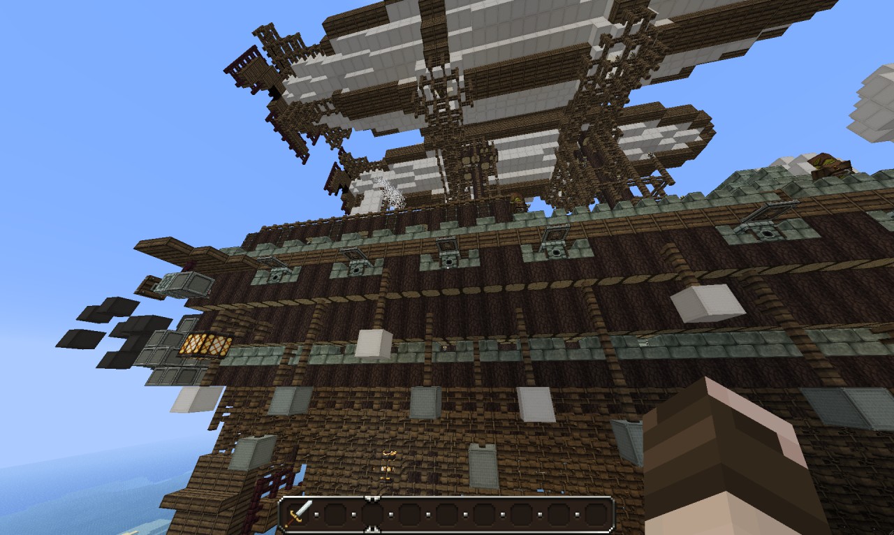 Dreadnought class airship Minecraft Map